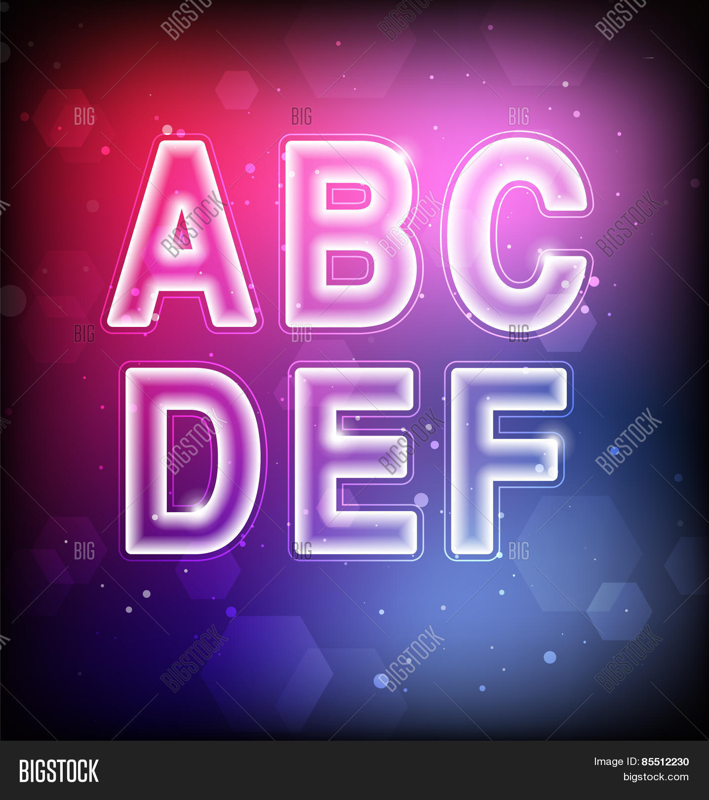 Abstract Vector Font Vector & Photo (Free Trial) | Bigstock
