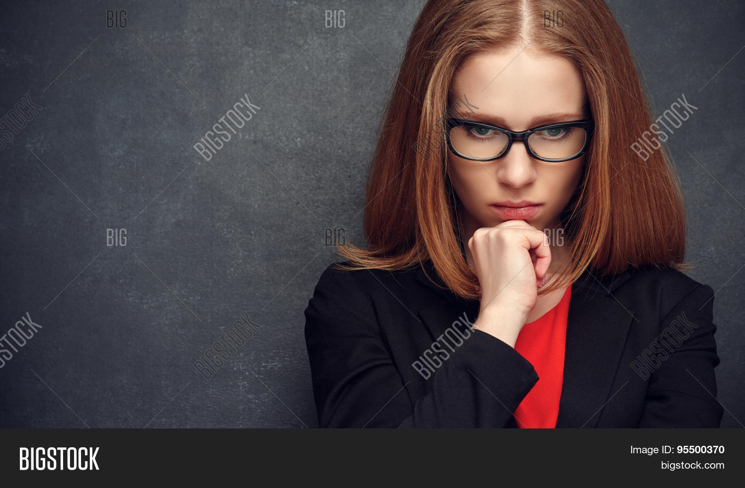 Serious Stern Woman Image & Photo (Free Trial) | Bigstock