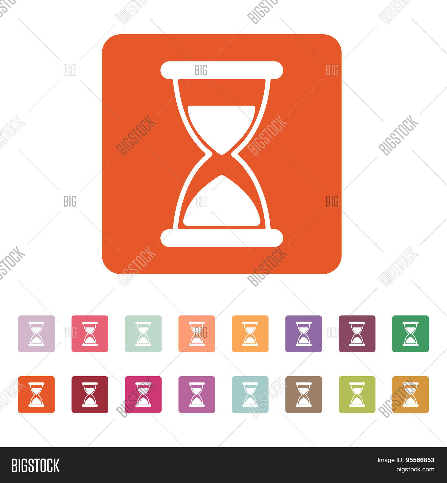 Hourglass Icon. Vector & Photo (Free Trial) | Bigstock