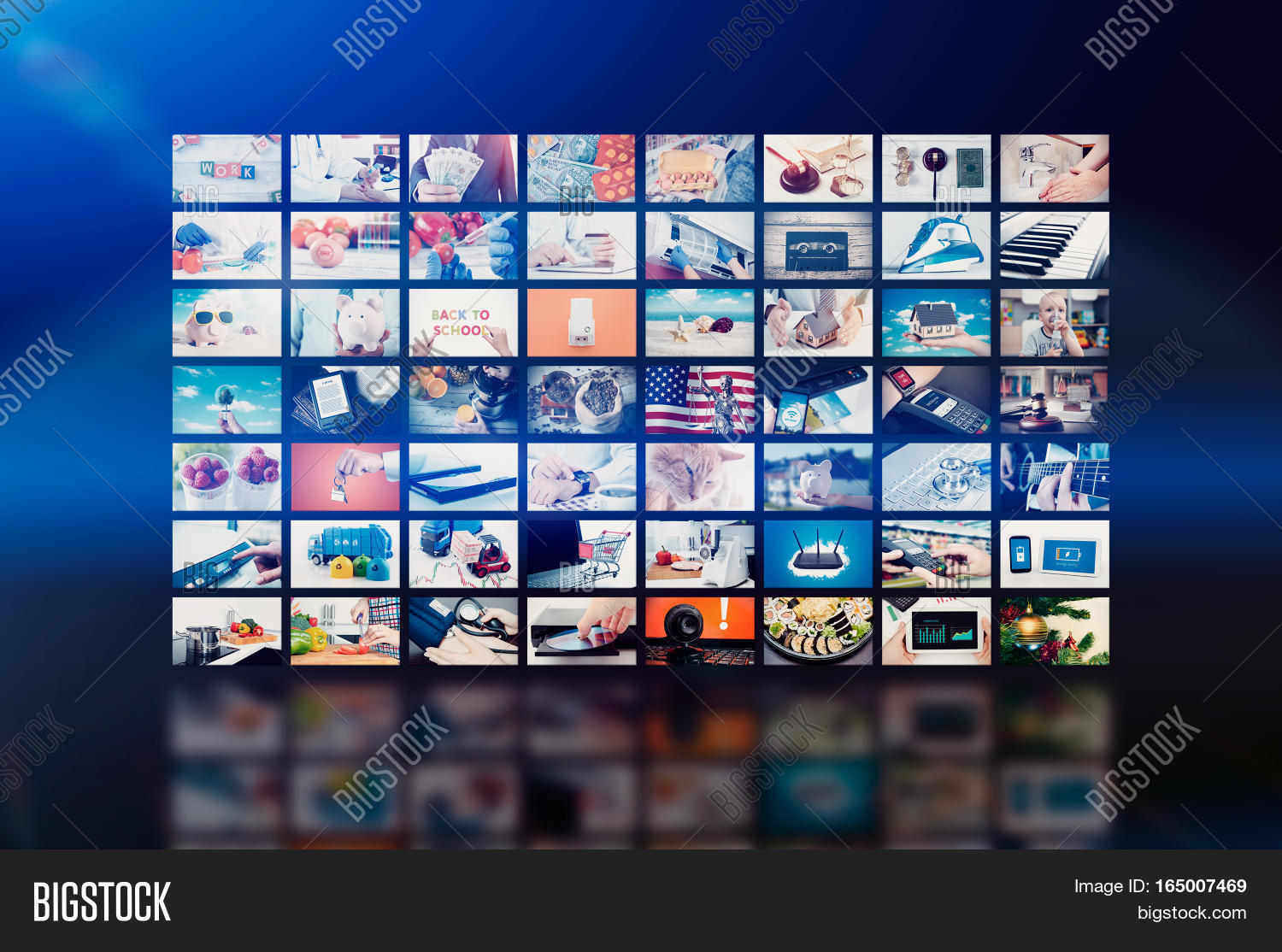 Multimedia Video Wall Image & Photo (Free Trial) | Bigstock