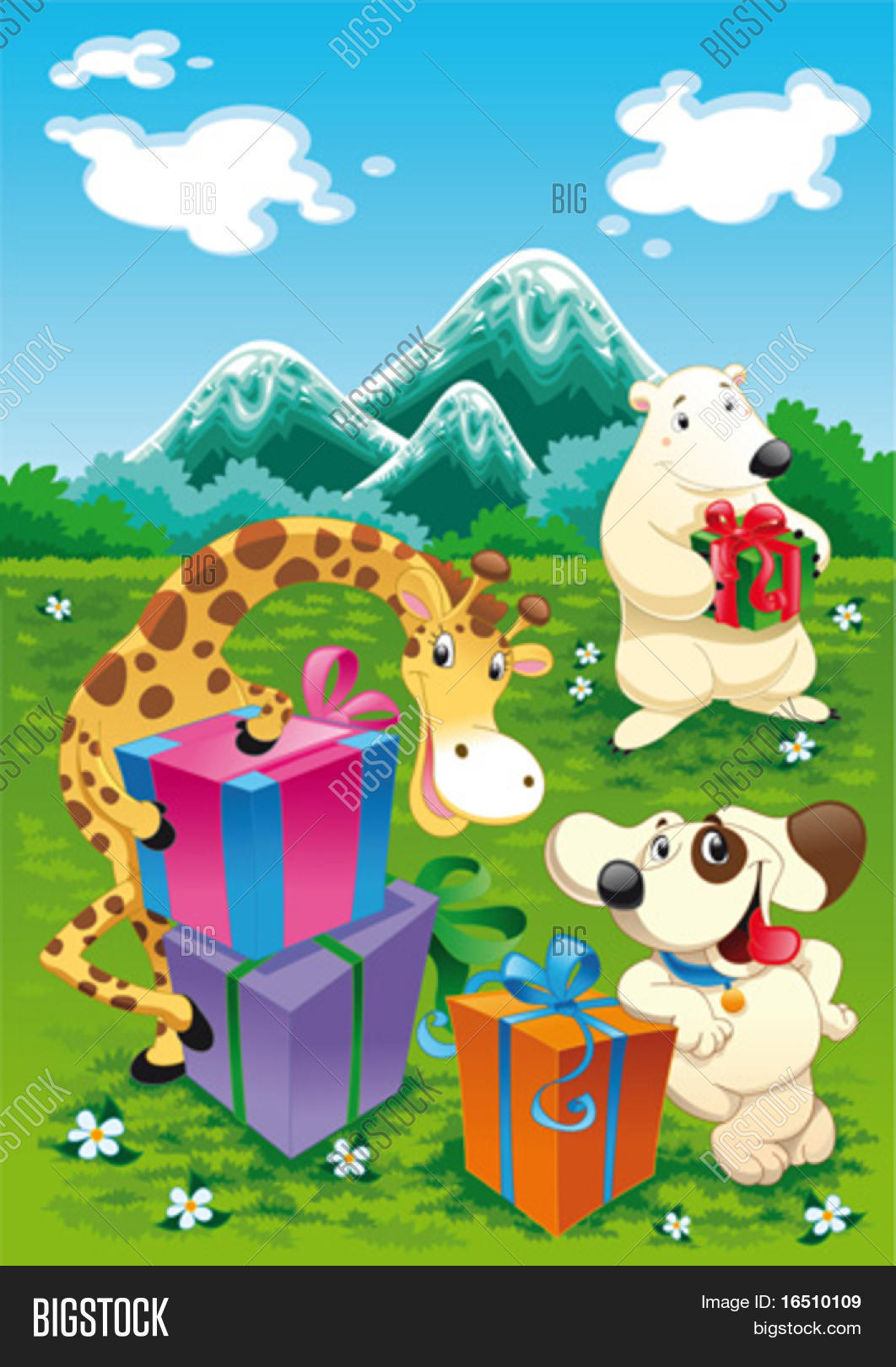 Animals Gifts Vector & Photo (Free Trial) | Bigstock