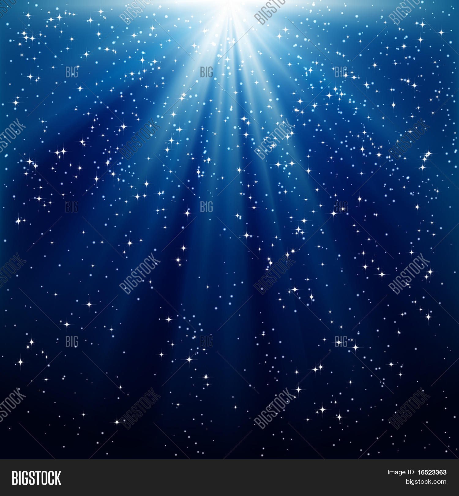 Snow Stars Falling On Image & Photo (Free Trial) | Bigstock