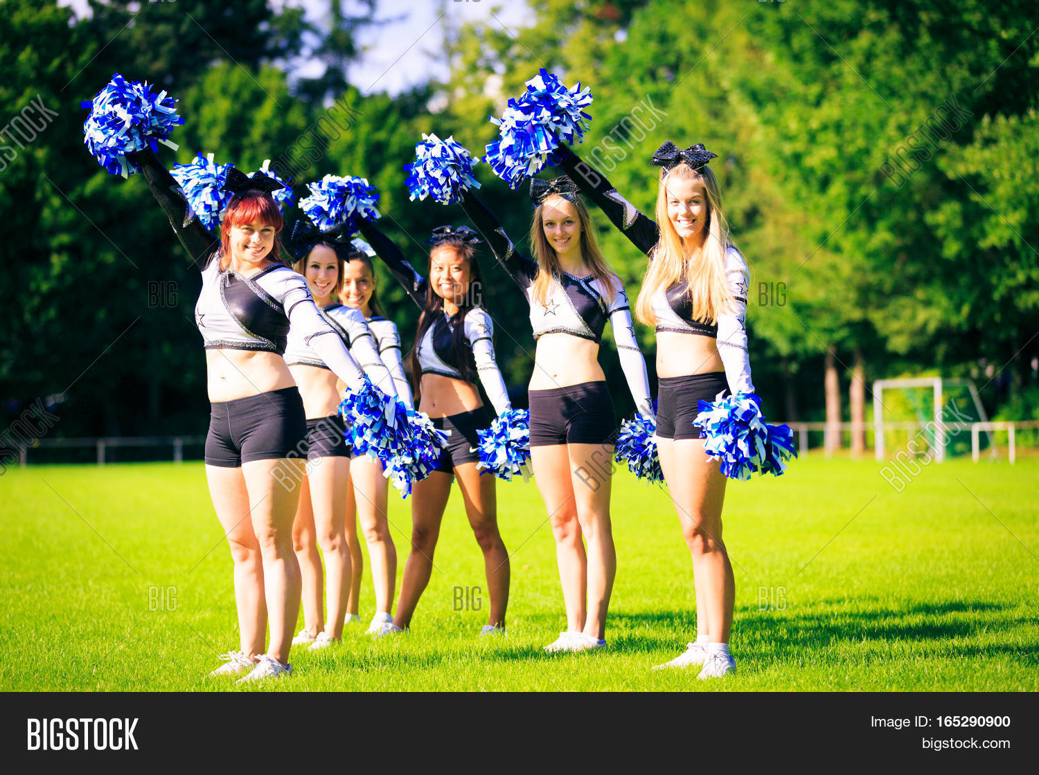 Photo Cheerleaders Image & Photo (Free Trial) | Bigstock