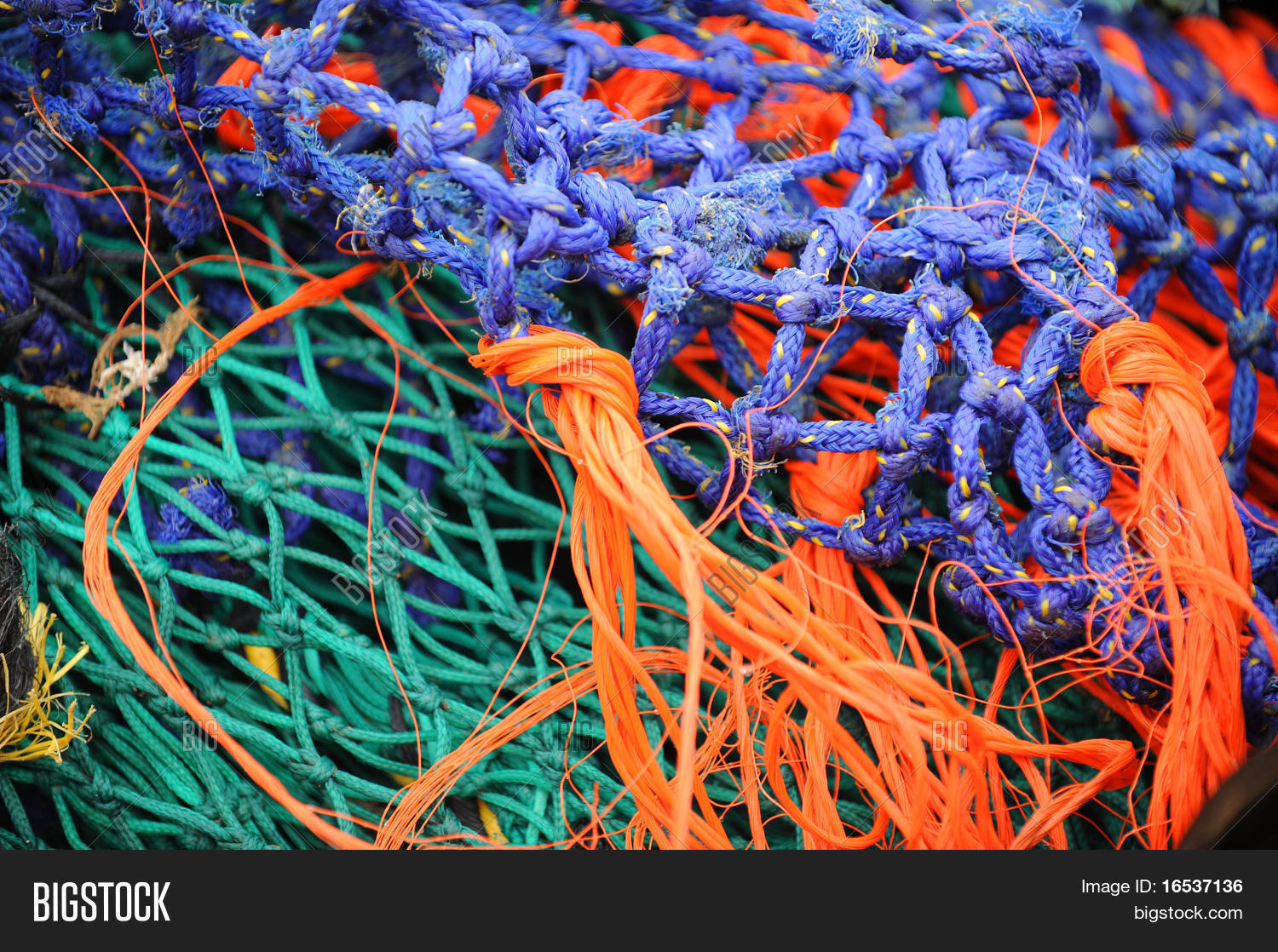Colorfull Fishing Nets Image & Photo (Free Trial) | Bigstock