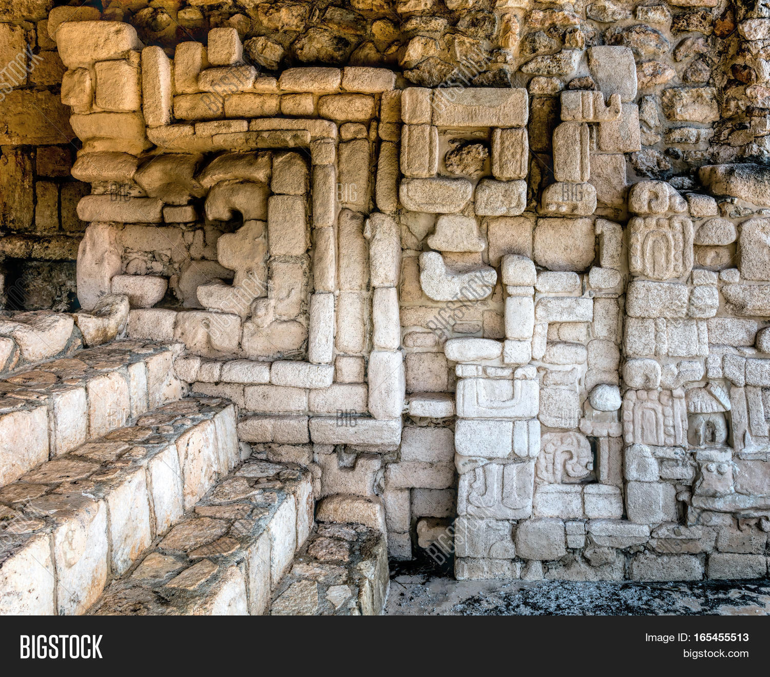 Ancient Mayan Wall Image & Photo (Free Trial) | Bigstock