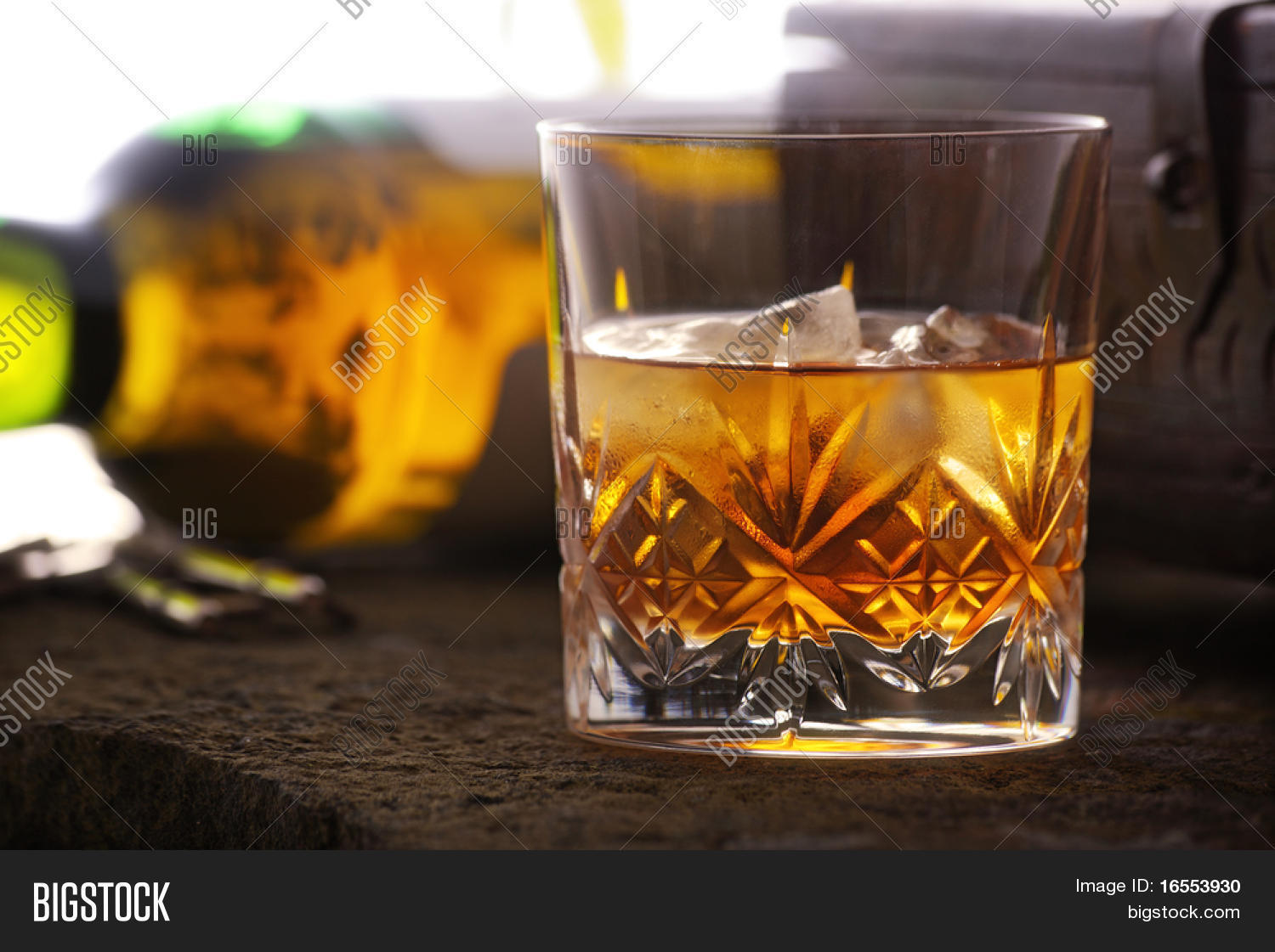 Whiskey Ice Glass Image & Photo (Free Trial) | Bigstock