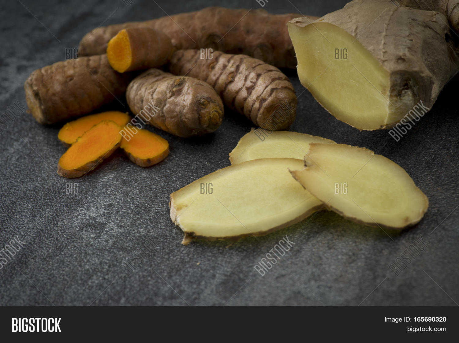 Turmeric Slices Ginger Image & Photo (Free Trial) | Bigstock