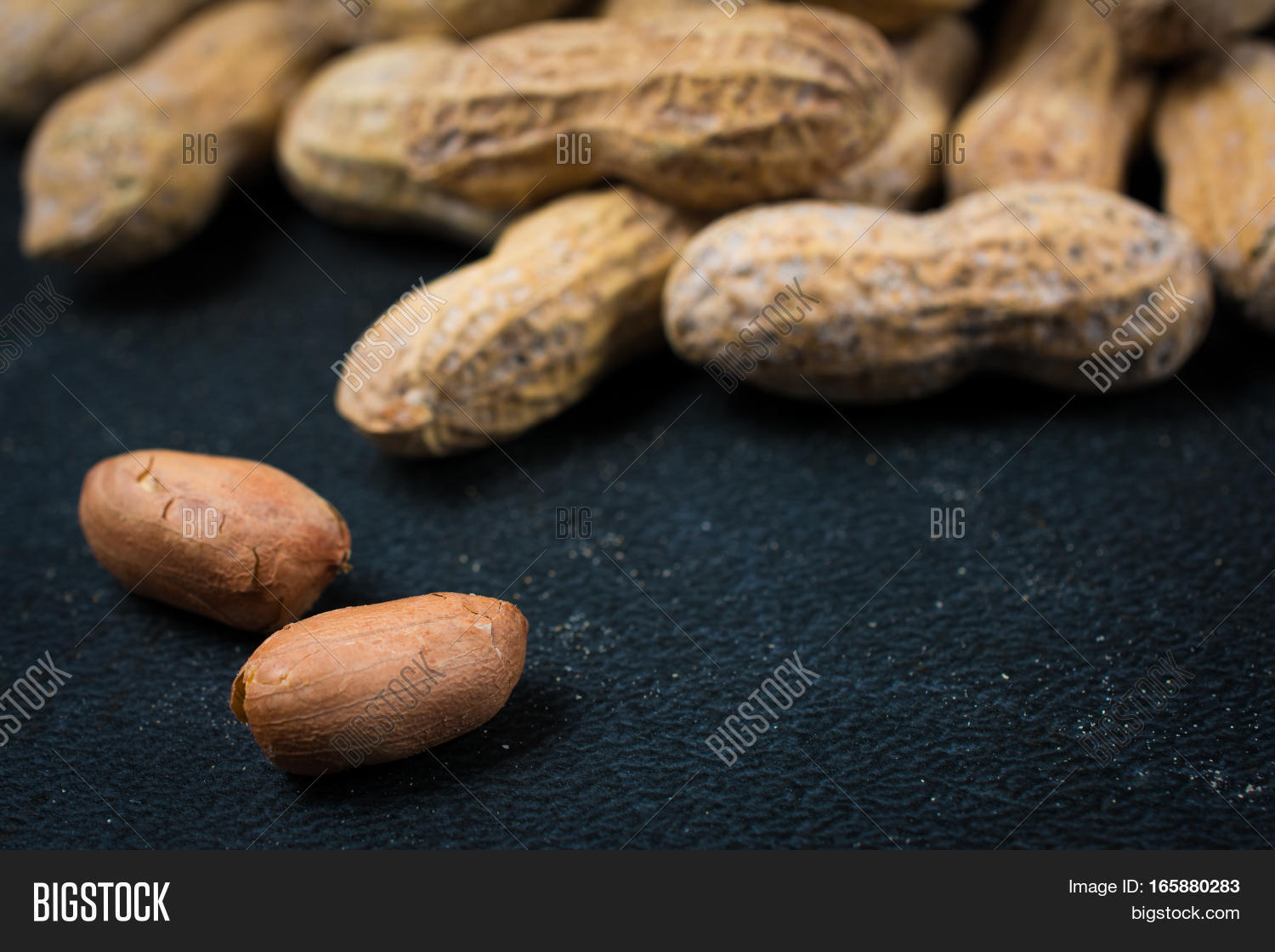 Two Peanuts Without Image & Photo (Free Trial) | Bigstock
