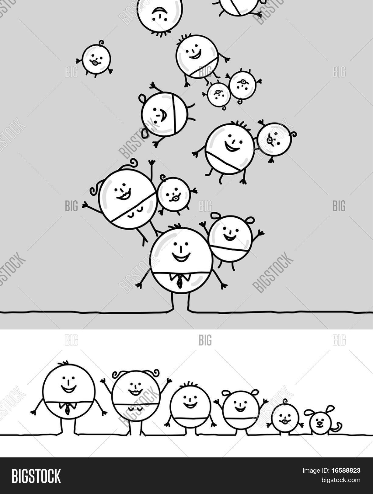 Hand Drawn Cartoon Vector & Photo (Free Trial) | Bigstock