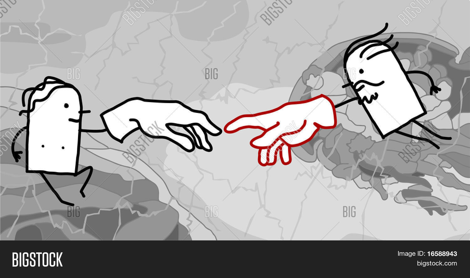 Hand Drawn Cartoon Vector & Photo (Free Trial) | Bigstock