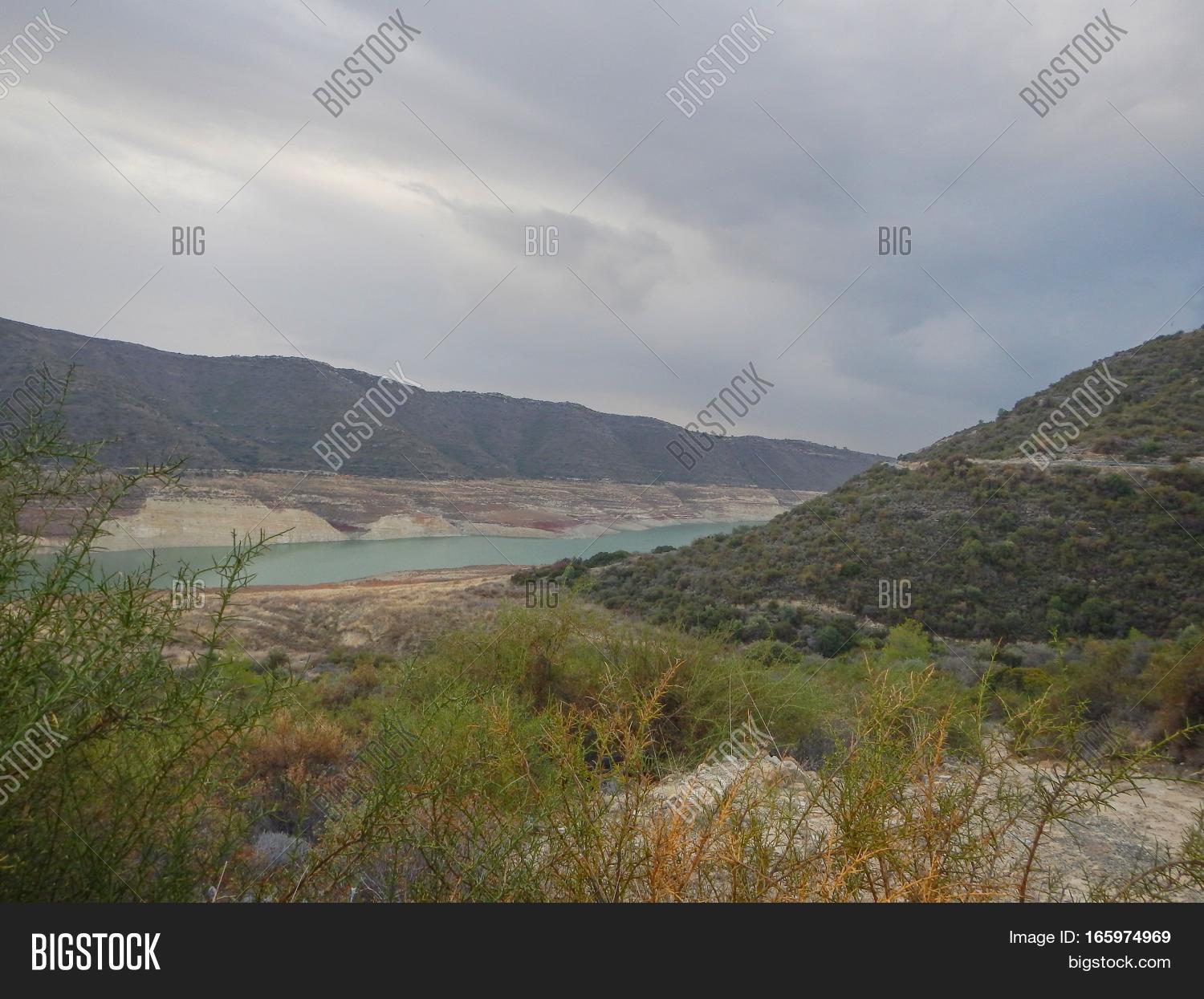 Kouris Dam Southern Image & Photo (Free Trial) | Bigstock
