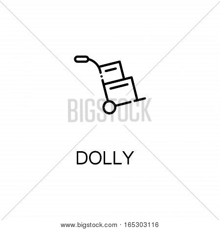 Dolly Icon. Single Vector & Photo (Free Trial) | Bigstock