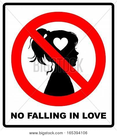 No Love Sign. No Vector & Photo (Free Trial) | Bigstock