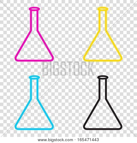 Conical Flask Sign. Vector & Photo (Free Trial) | Bigstock