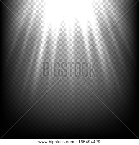 Light Rays On Black. Vector & Photo (Free Trial) | Bigstock