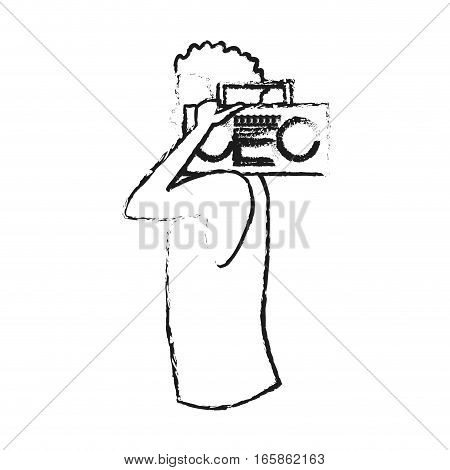 Man Boombox Cartoon Vector & Photo (Free Trial) | Bigstock