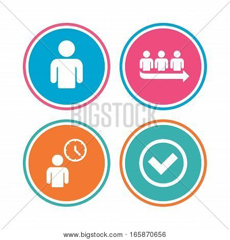 Queue Icon. Person Vector & Photo (Free Trial) | Bigstock