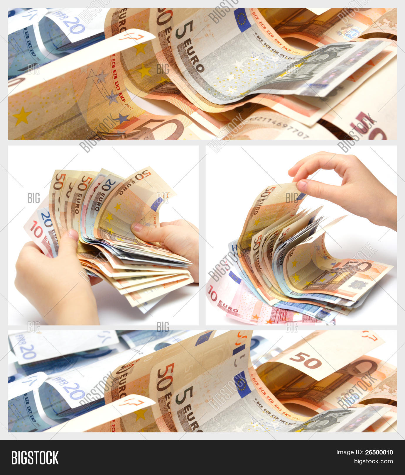 Collage Euro Banknotes Image & Photo (Free Trial) | Bigstock