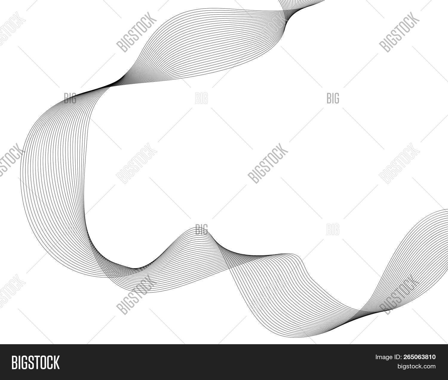 Wavy Lines Form Vector & Photo (Free Trial) | Bigstock