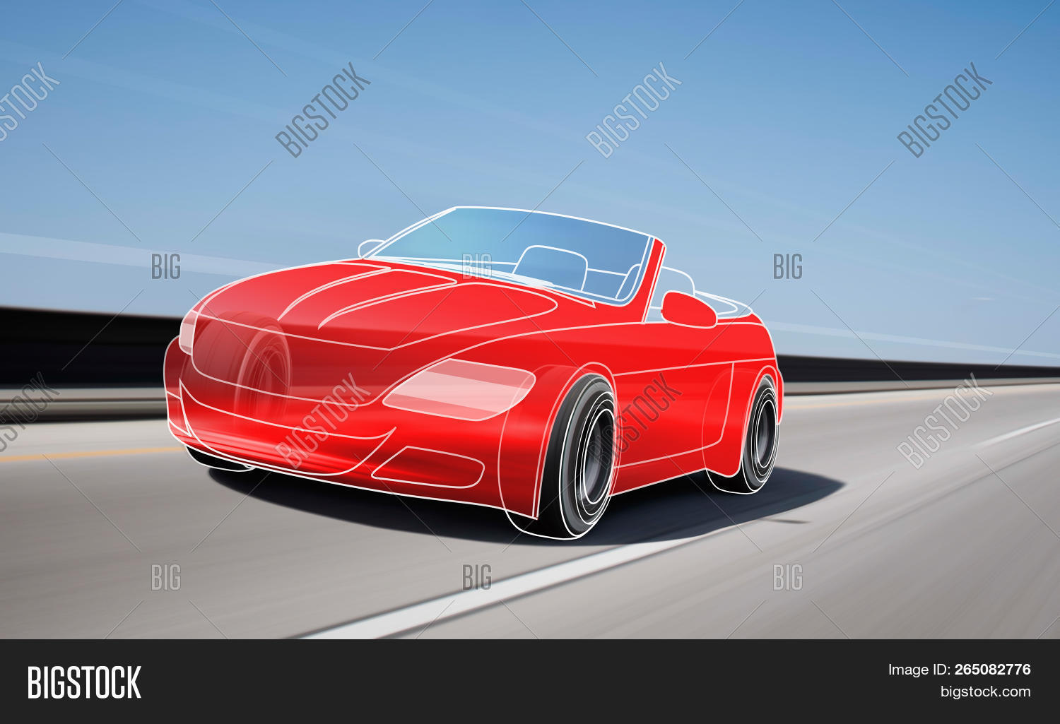 Red Outline Car Wheels Image & Photo (Free Trial) | Bigstock