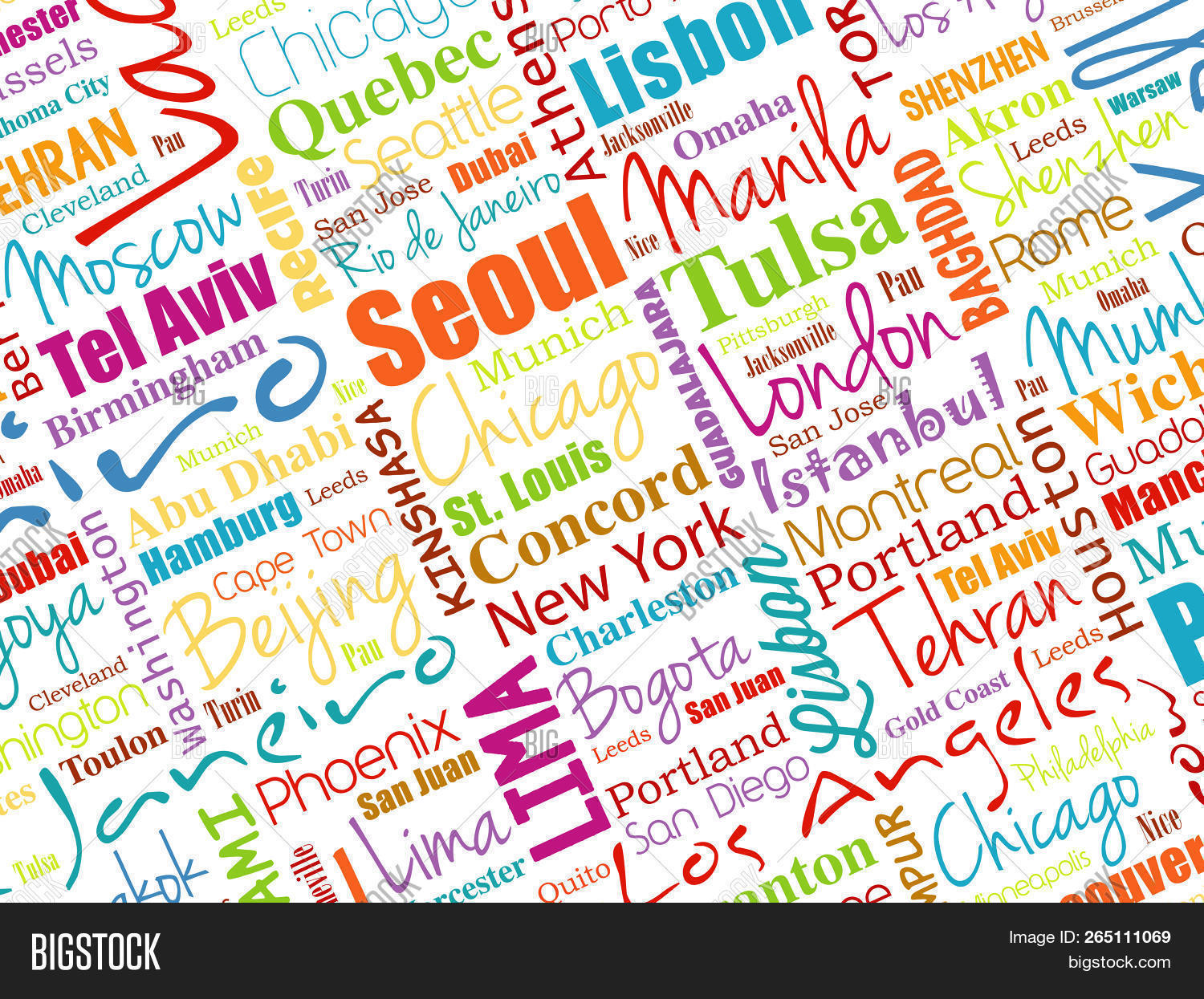 Largest Cities World Image & Photo (Free Trial) | Bigstock