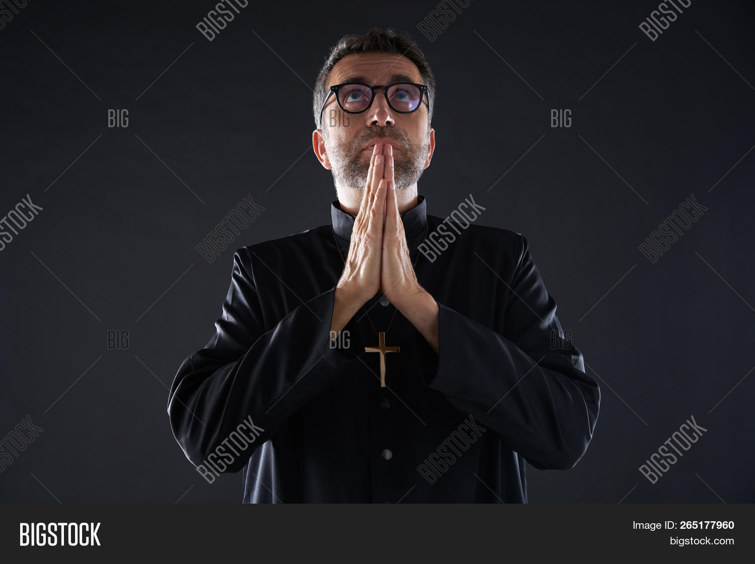Praying Hands Priest Image & Photo (Free Trial) | Bigstock