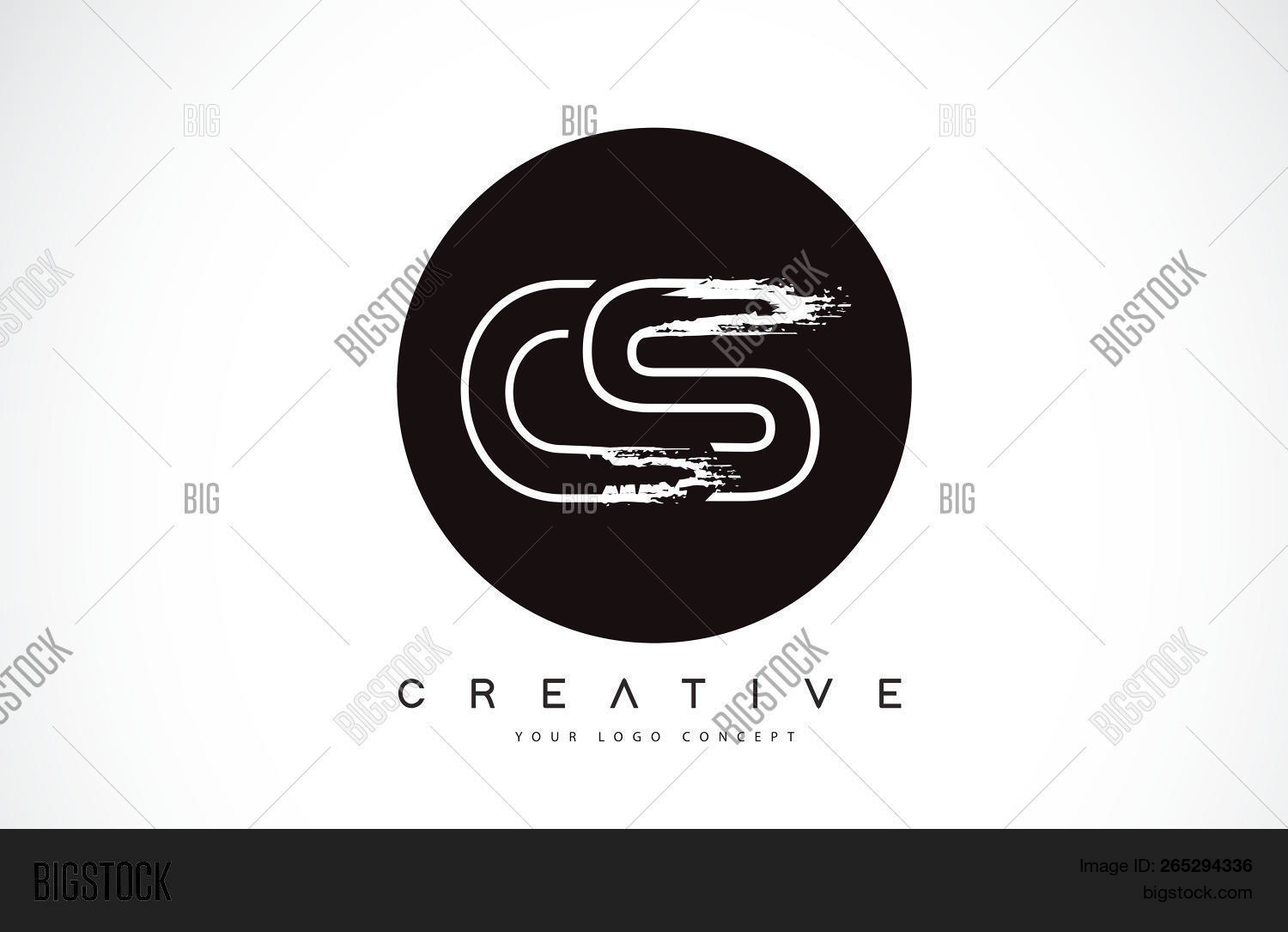 Cs Modern Leter Logo Vector & Photo (Free Trial) | Bigstock