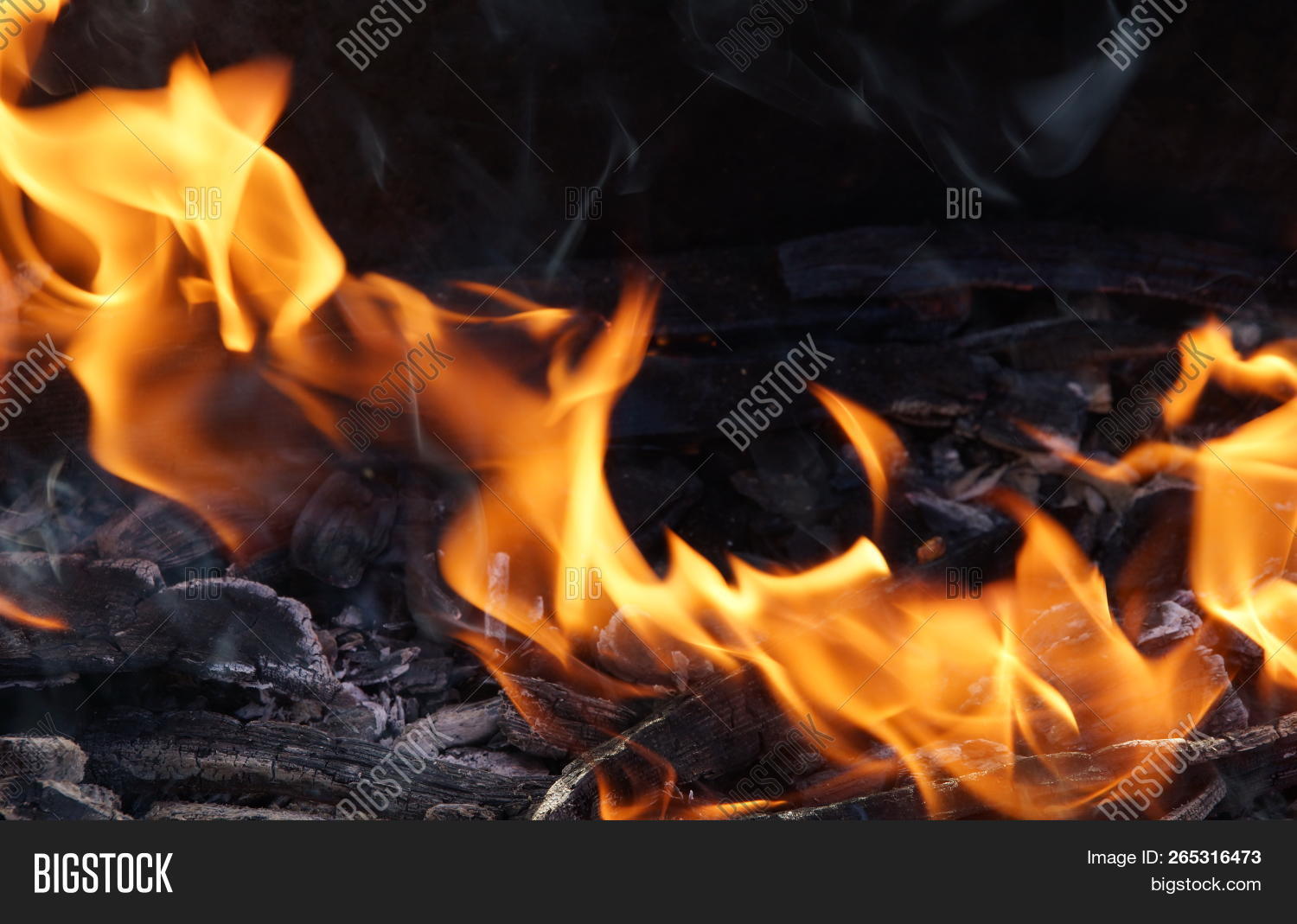 Fire Flame Smoke Image & Photo (Free Trial) | Bigstock
