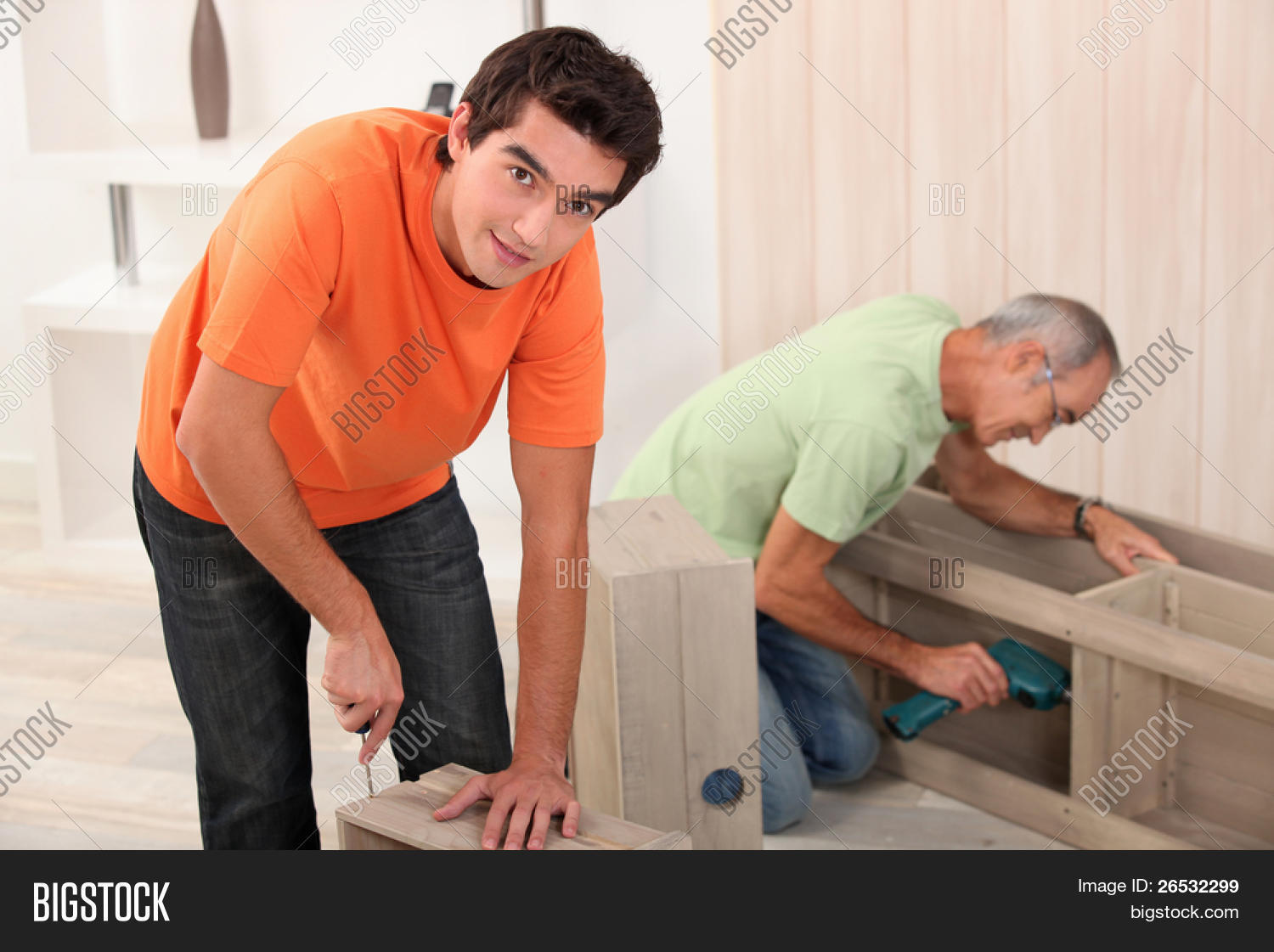 Two Men Fixing Image & Photo (Free Trial) | Bigstock