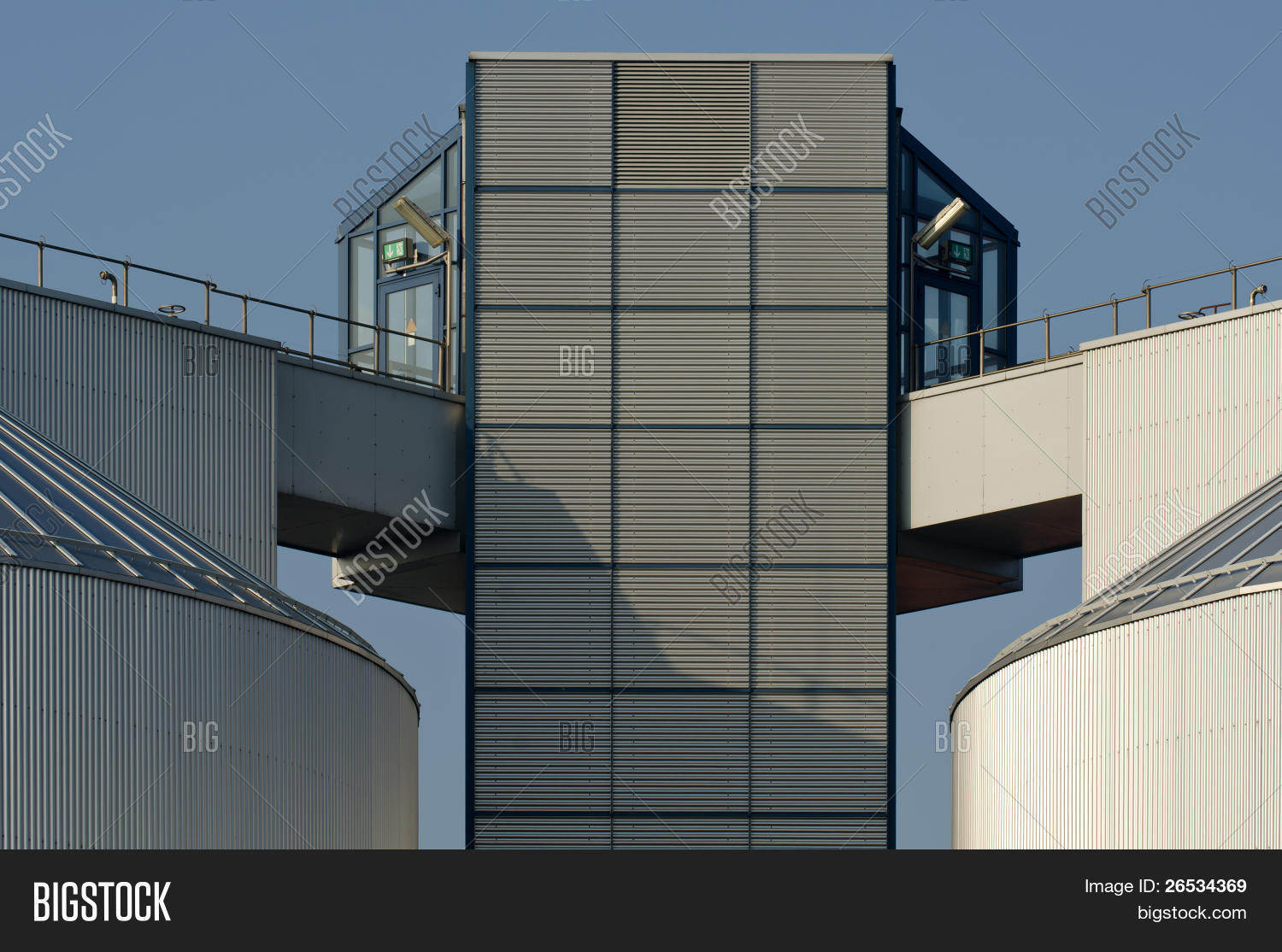 Connection Two Silos Image & Photo (Free Trial) | Bigstock