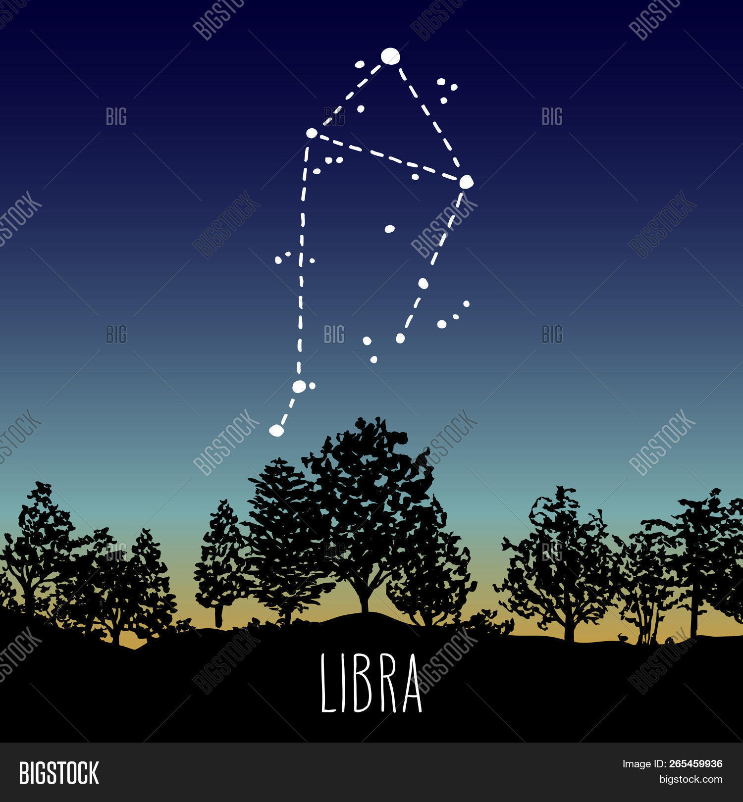 Libra Hand Drawn Vector & Photo (Free Trial) | Bigstock