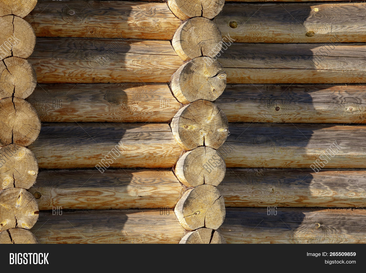 Wall Log House House Image & Photo (Free Trial) | Bigstock