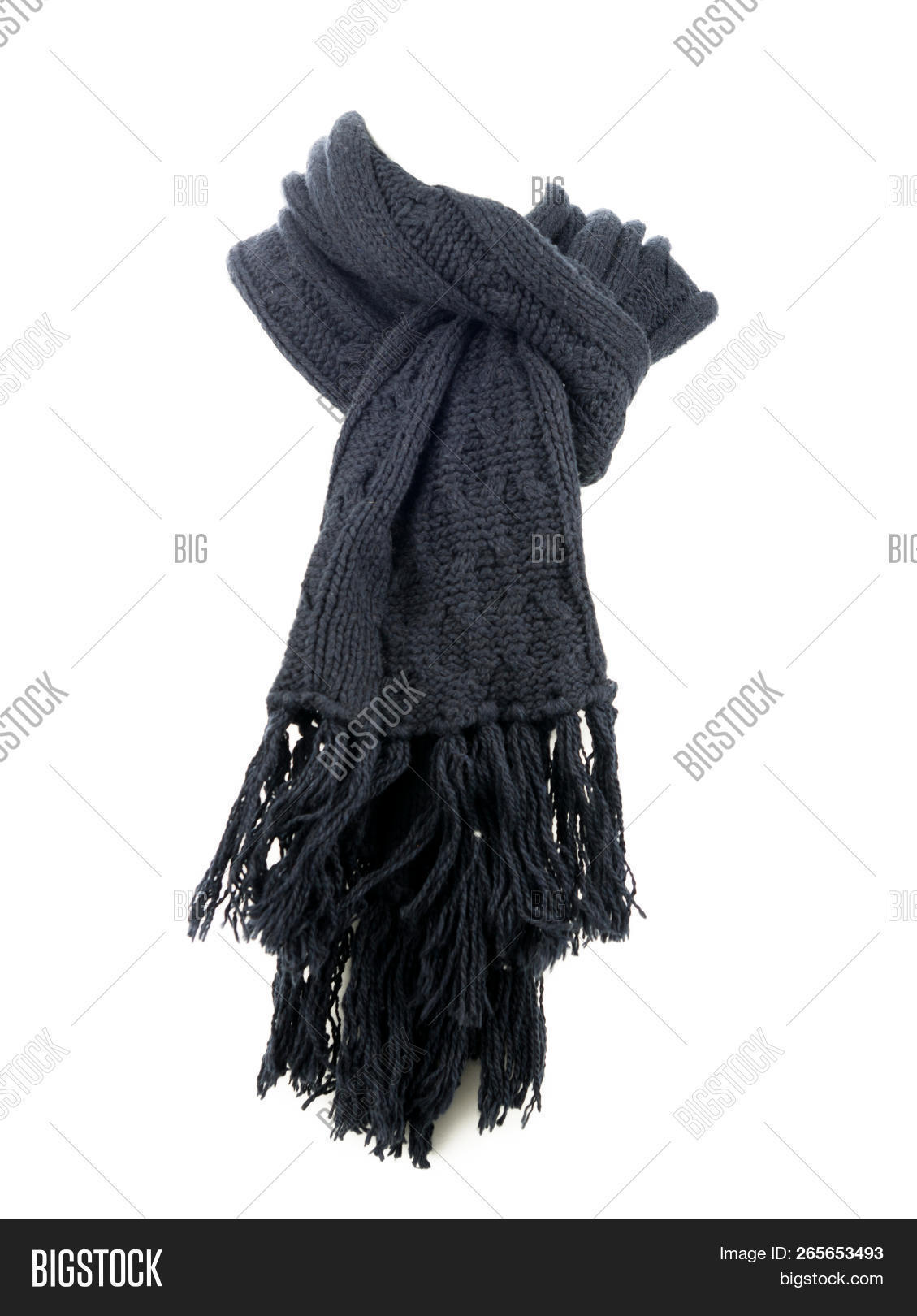 Knitted Scarf Fringe Image & Photo (Free Trial) | Bigstock
