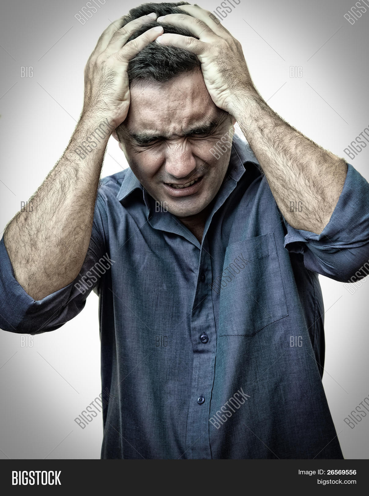 Grunge Image Angry Man Image & Photo (Free Trial) | Bigstock