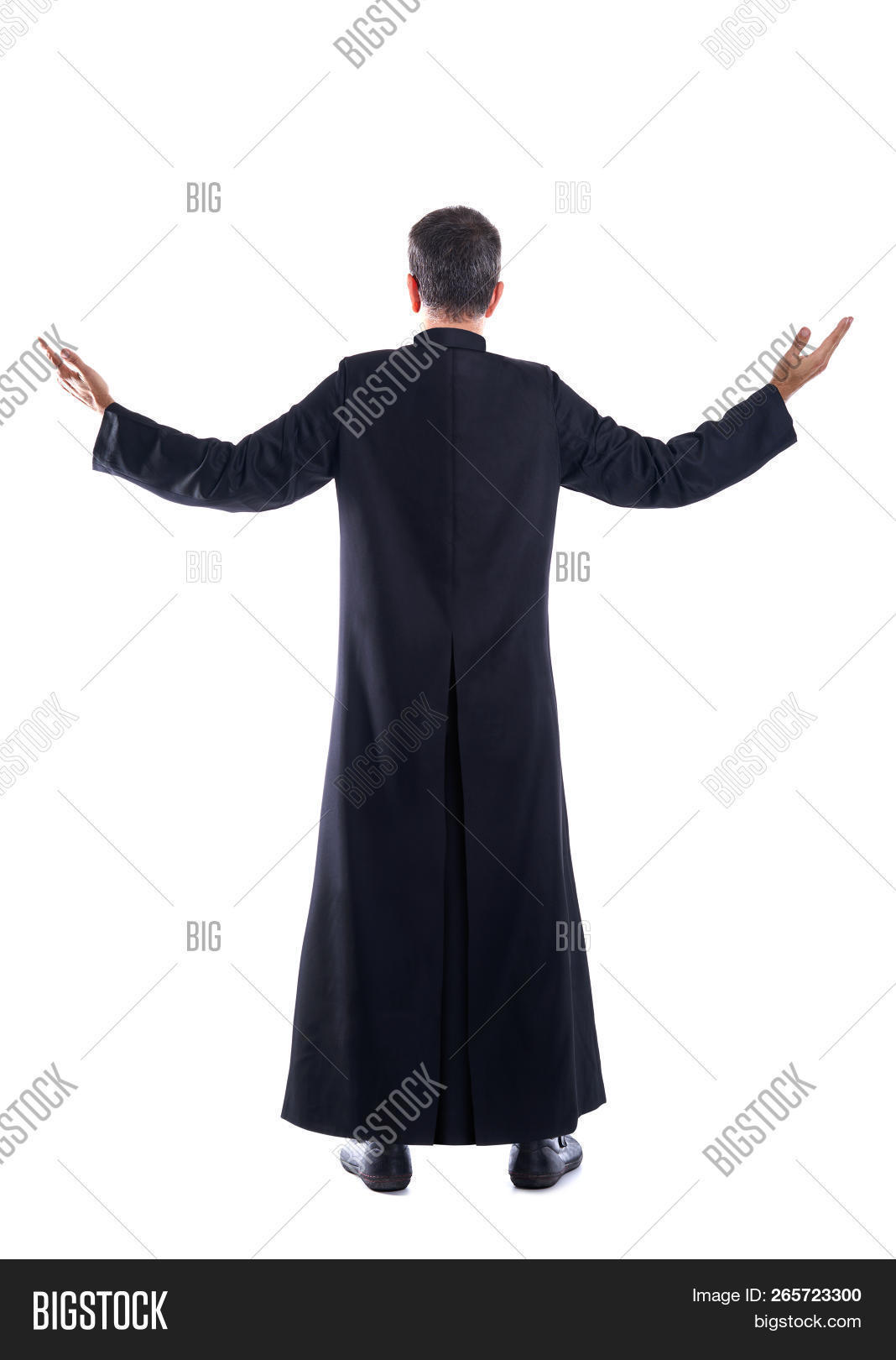 Full Length Priest Image & Photo (Free Trial) | Bigstock