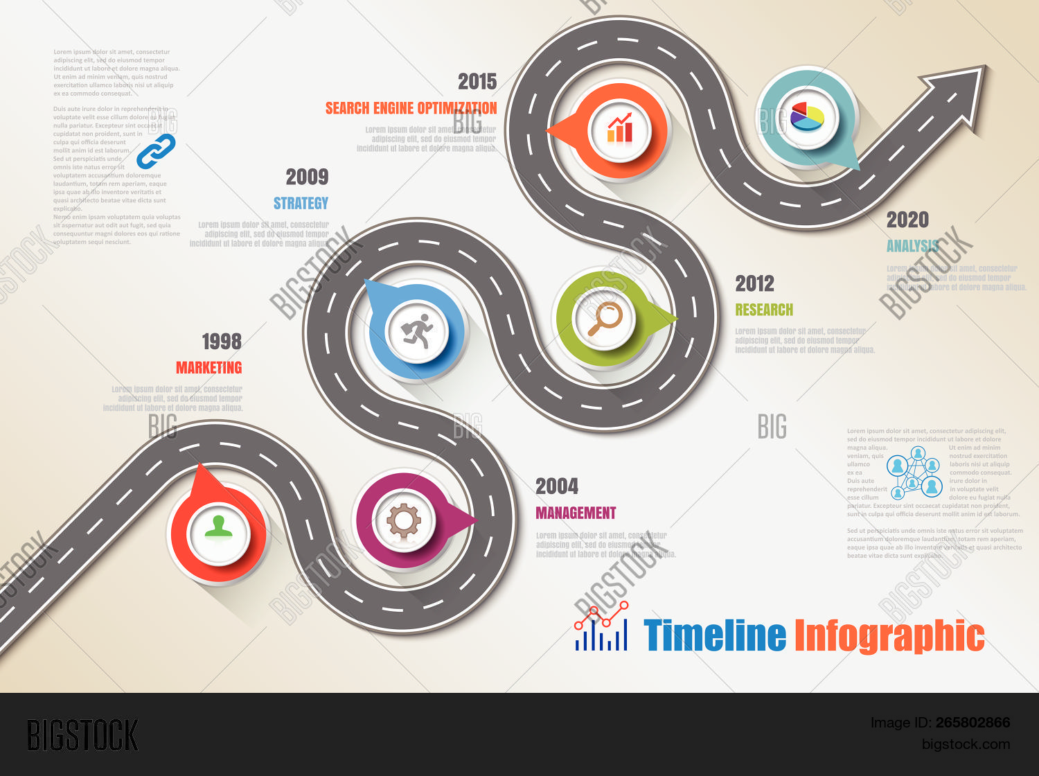 Business Road Map Vector & Photo (Free Trial) | Bigstock