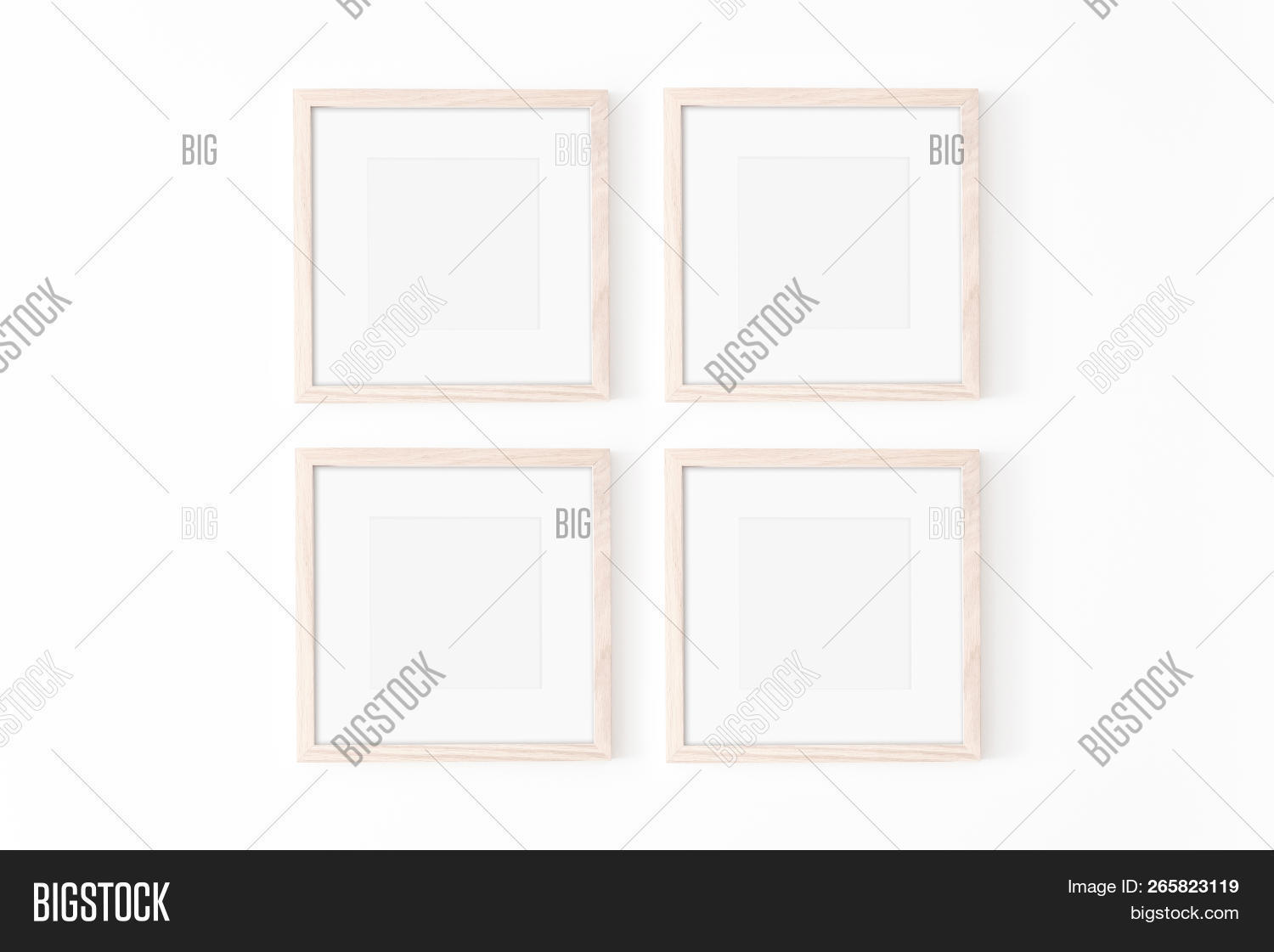 Set Four Square Frmes Image & Photo (Free Trial) | Bigstock