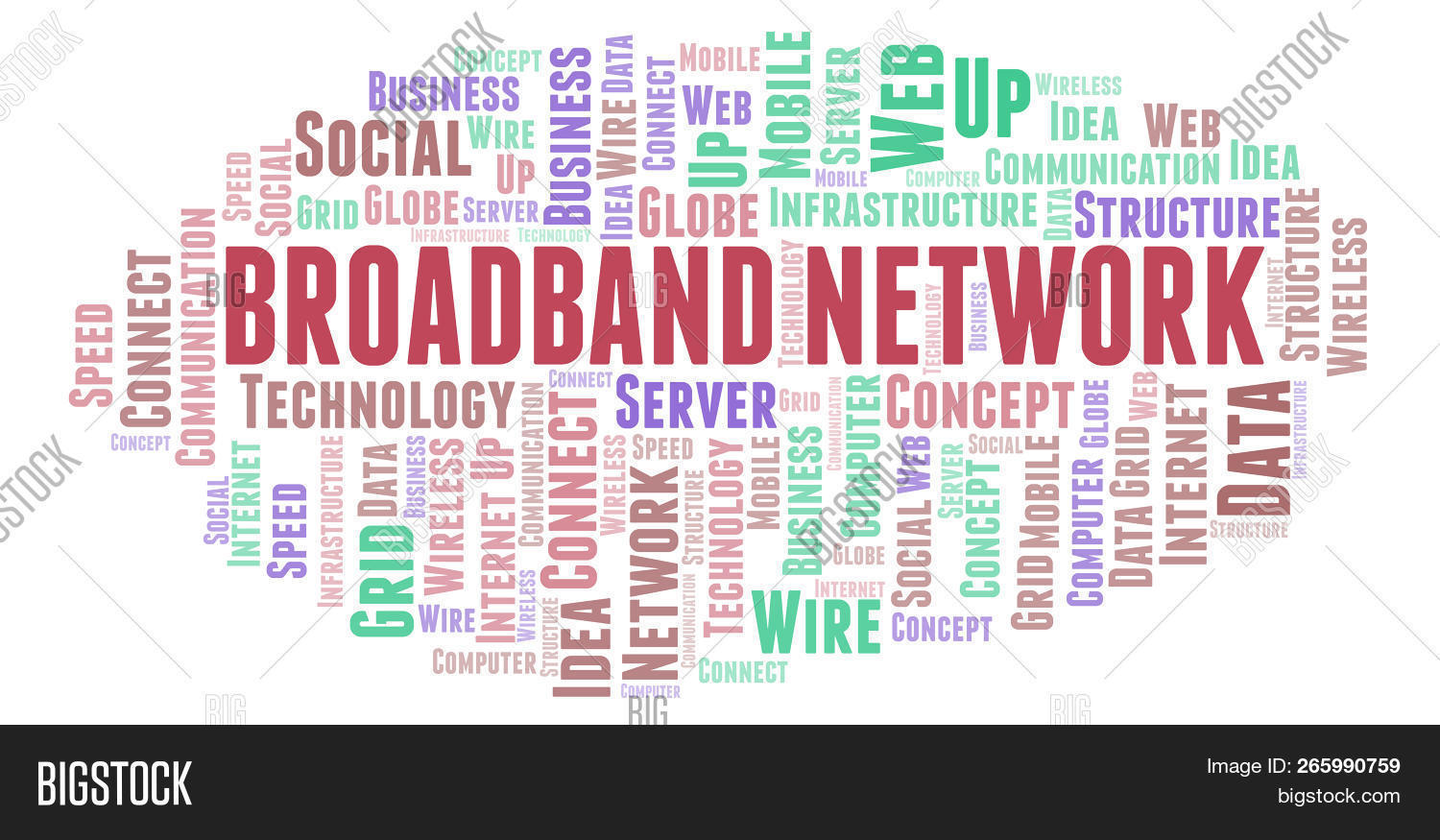 Broadband Network Word Image & Photo (Free Trial) | Bigstock