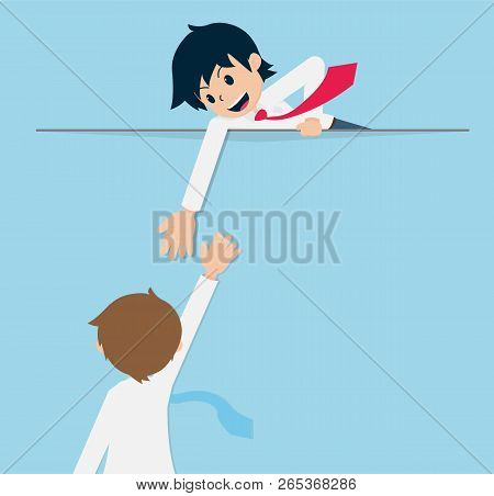 Helping Others Cartoon Images, Illustrations & Vectors (Free) - Bigstock