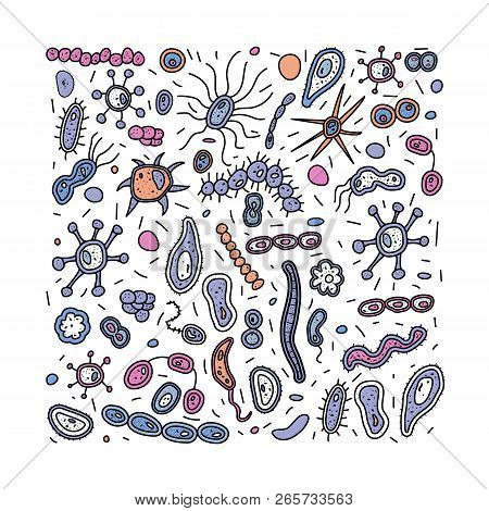 Bacteria Doodle Images, Illustrations & Vectors (Free) - Bigstock