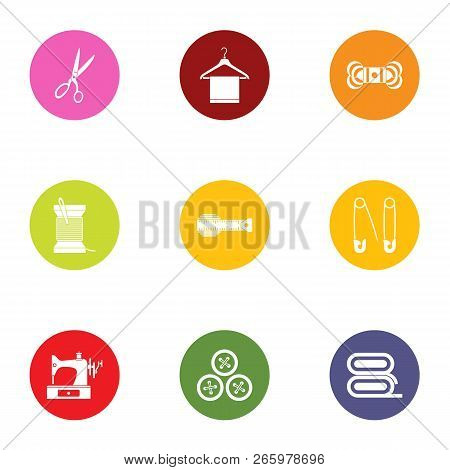 Embroidery Icons Set. Image & Photo (Free Trial) | Bigstock