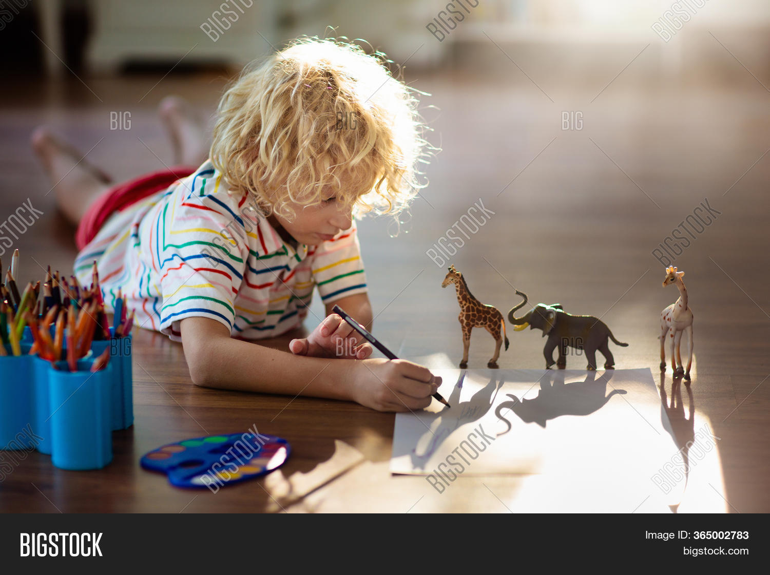 Child Shadow Drawing Image & Photo (Free Trial) | Bigstock