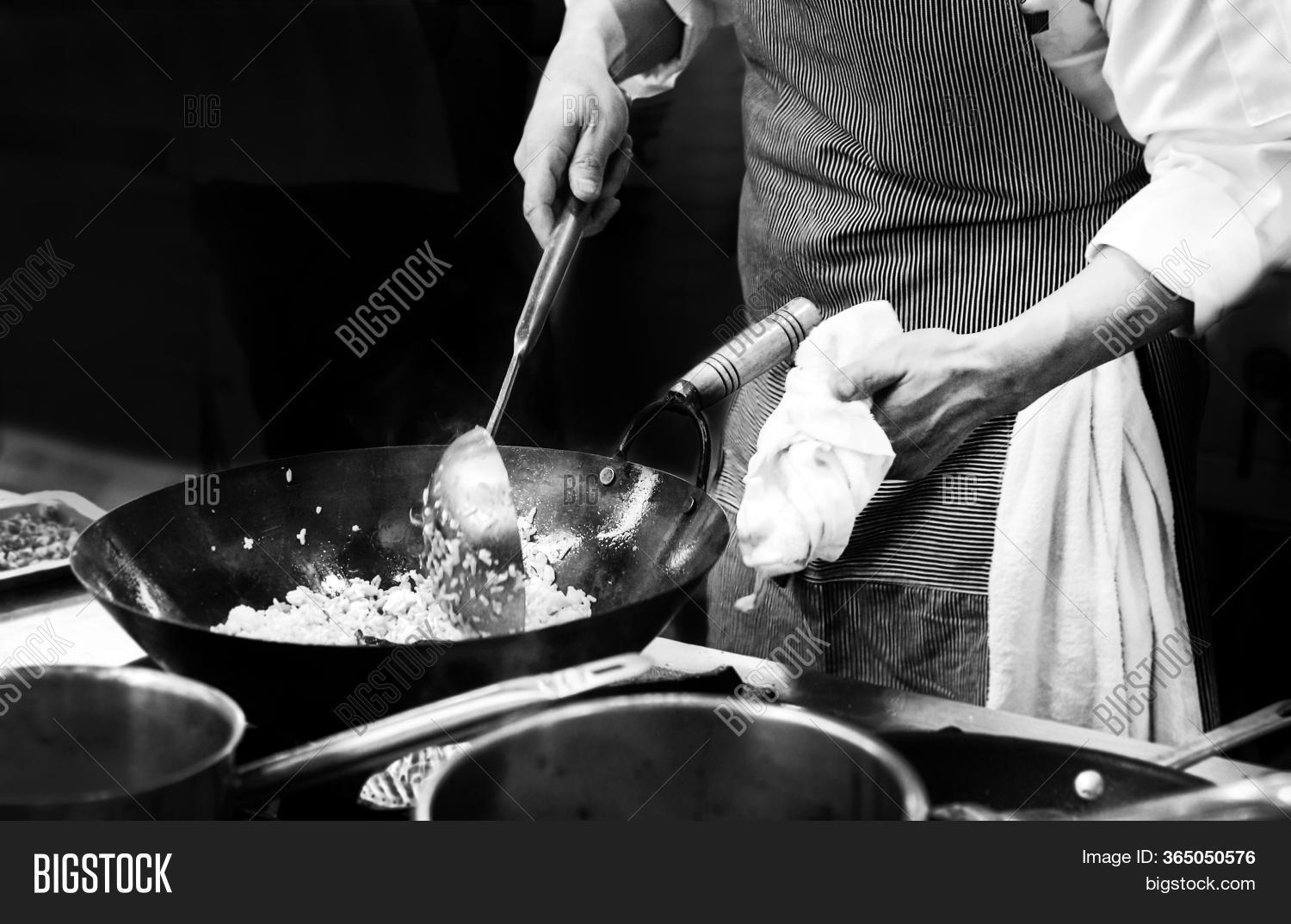 Chef Cooking Kitchen, Image & Photo (Free Trial) | Bigstock