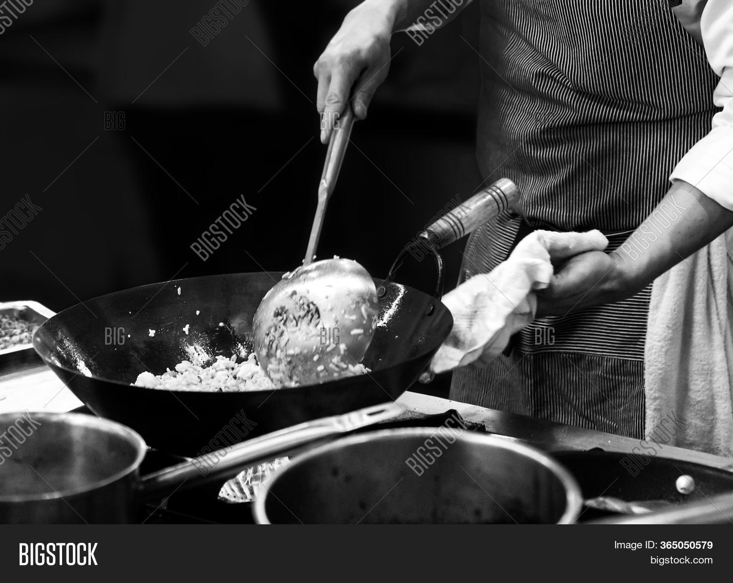 Chef Cooking Kitchen, Image & Photo (Free Trial) | Bigstock