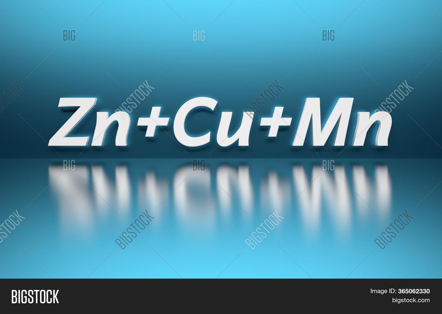 Letters Zn + Cu + Mn Image & Photo (Free Trial) | Bigstock