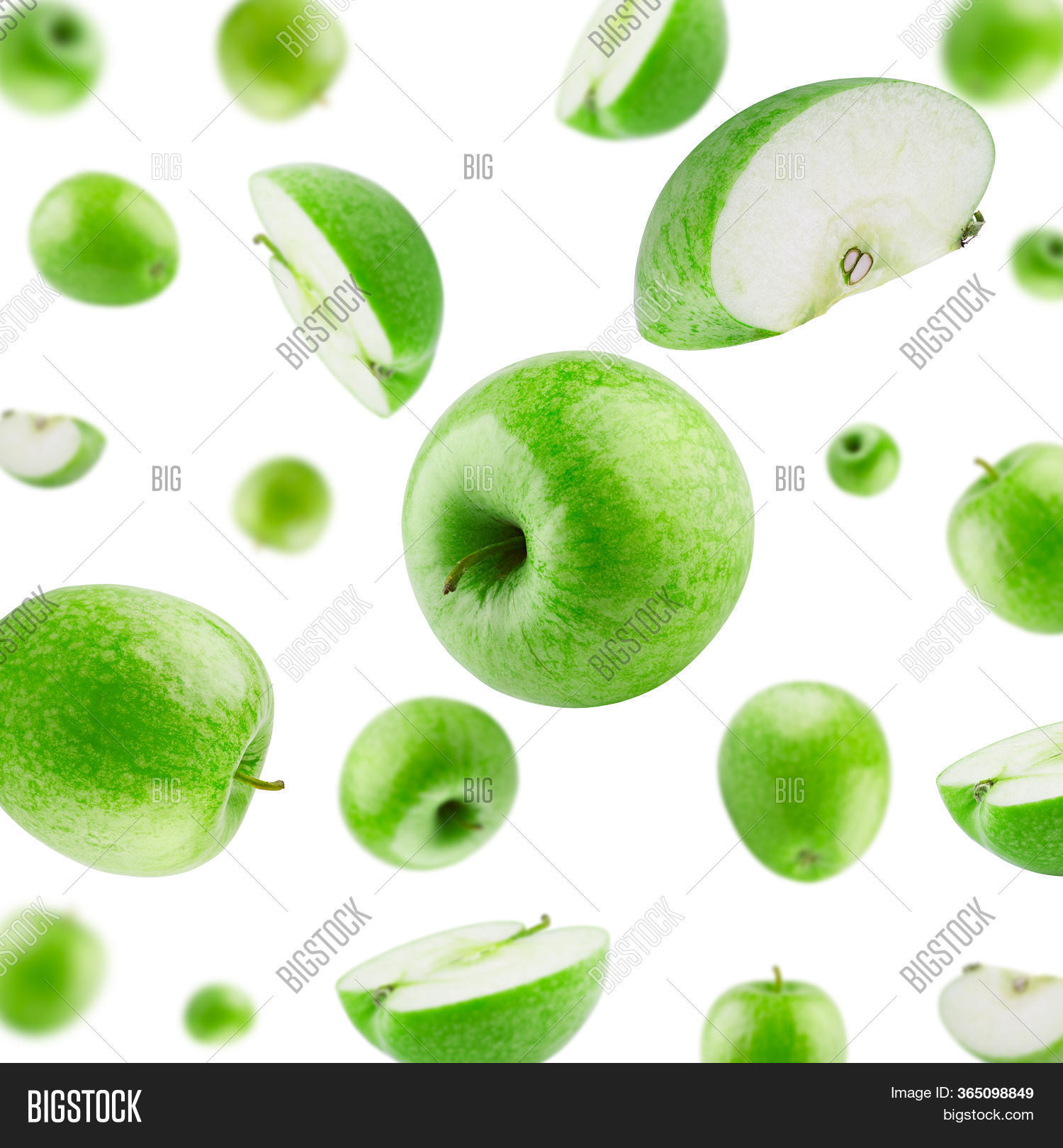 Apples Flying Air On Image & Photo (Free Trial) | Bigstock