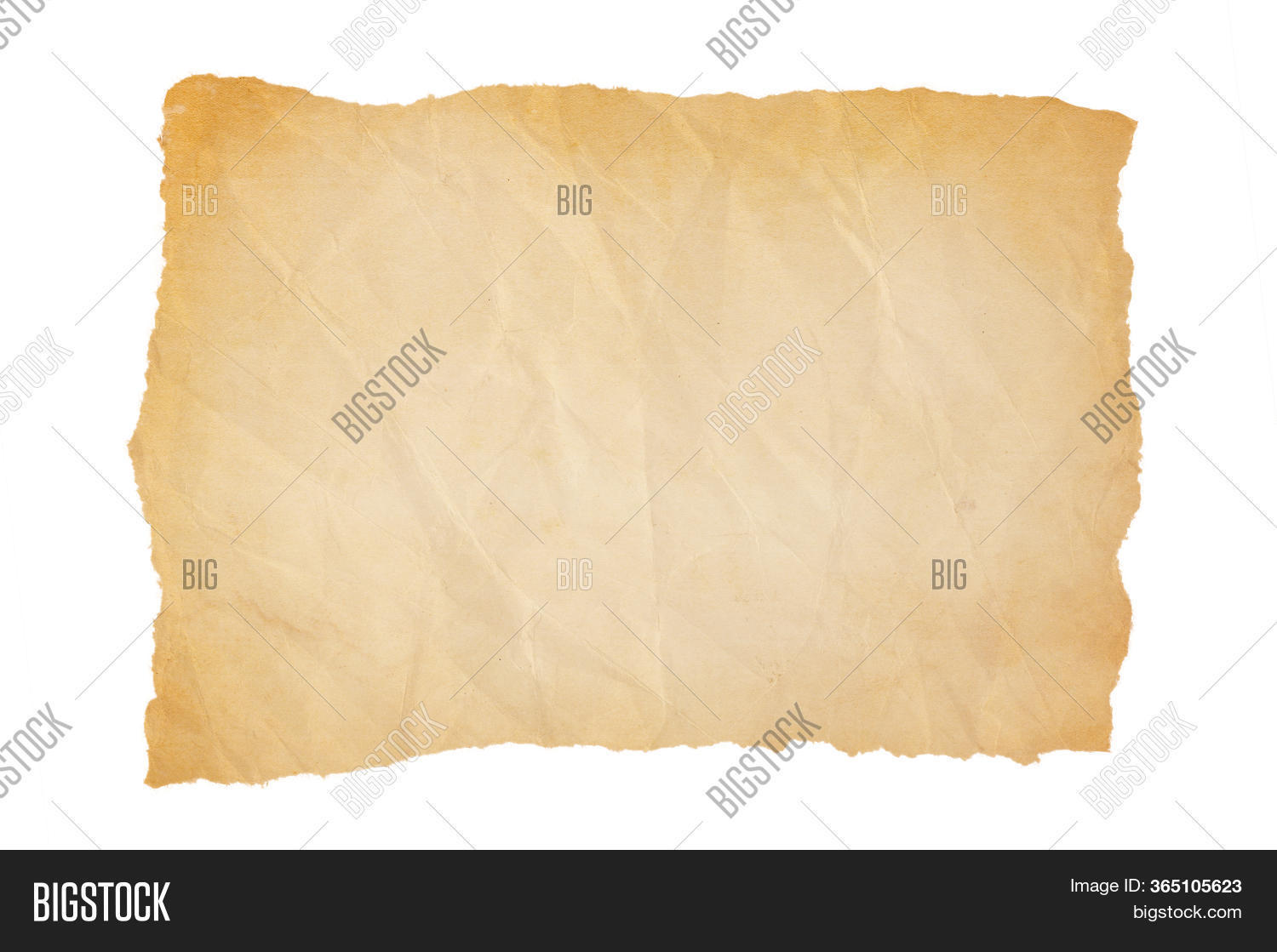 Yellowing, Rumpled Image & Photo (Free Trial) | Bigstock