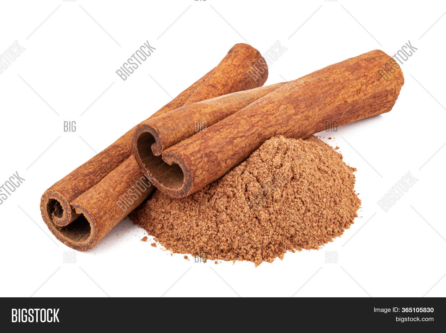 Cinnamon Sticks Powder Image & Photo (Free Trial) | Bigstock