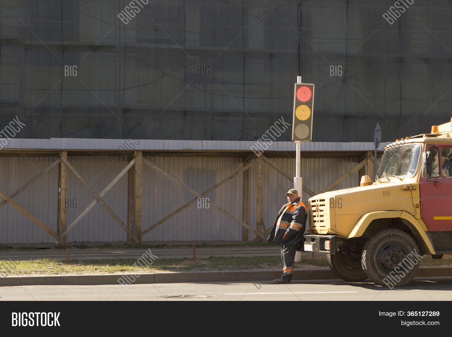 Male Road Worker Image & Photo (Free Trial) | Bigstock
