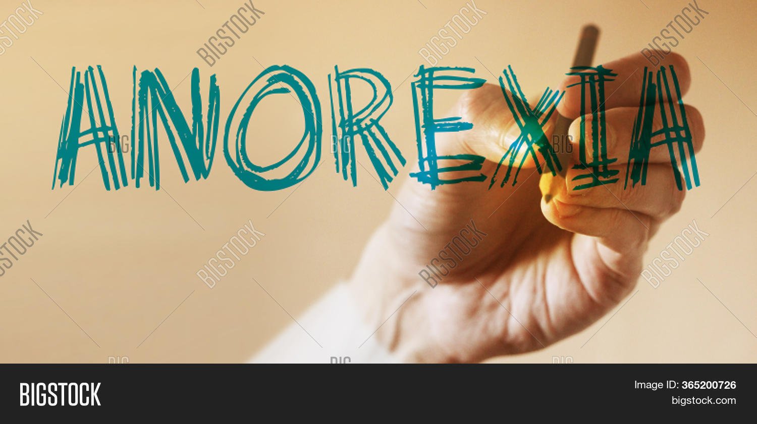 Anorexia Word Written Image & Photo (Free Trial) | Bigstock